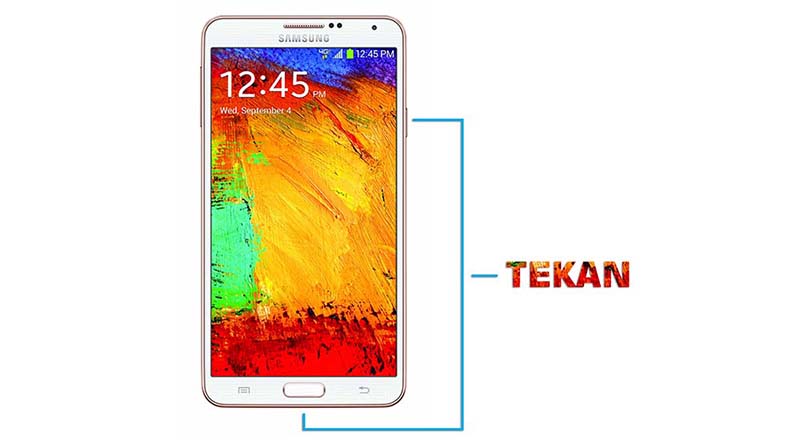 Cara Screenshot Layar Samsung Galaxy Note 3