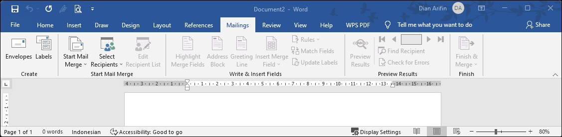 21 Fungsi Menu Mailings Pada Microsoft Word Terbaru Lengkap